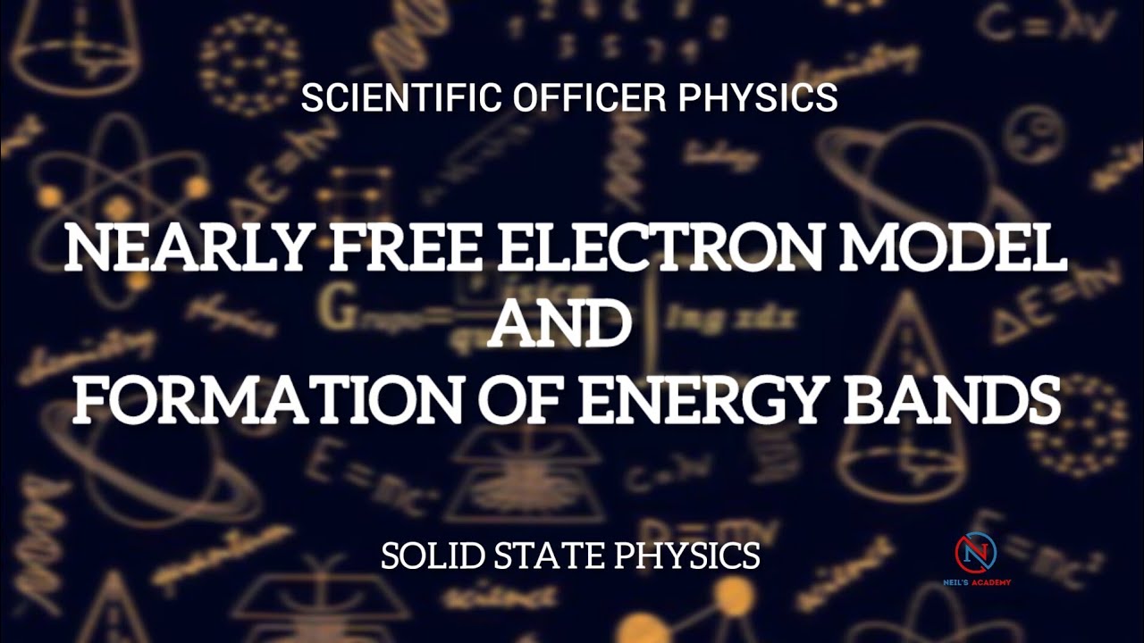 NEARLY FREE ELECTRON MODEL AND FORMATION OF ENERGY BANDS || SOLID STATE ...