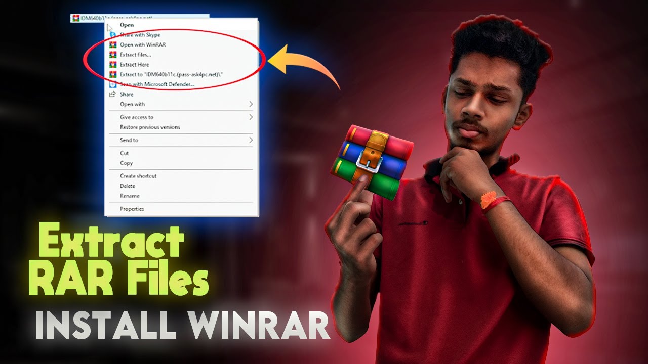 How To Extract RAR Files | Install WinRAR Download Files | ISL Deaf ...