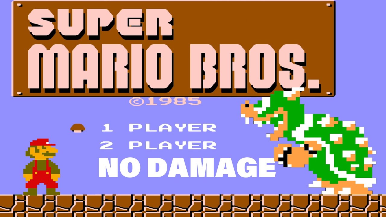 Super Mario Bros Full Game - No Damage (1985 NES) - YouTube