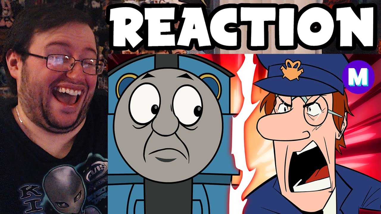 Gor's "Man vs Train 1: Cartoon Nightmares by Mashed" REACTION - YouTube