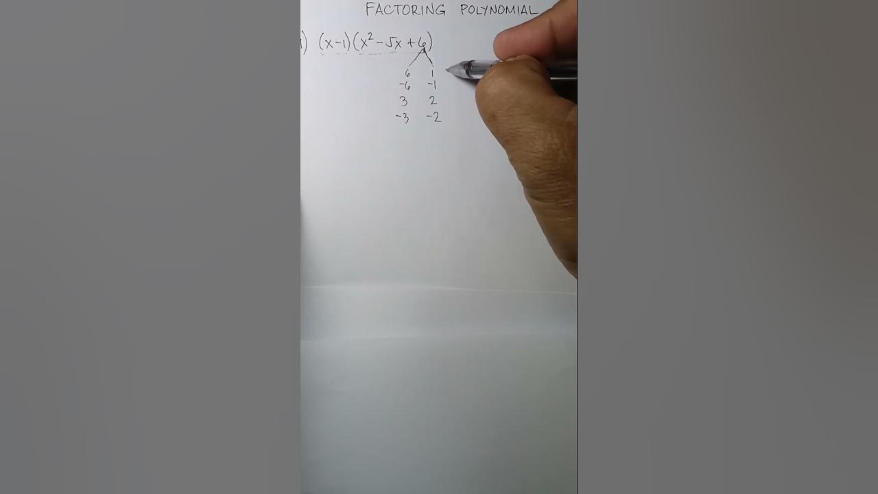How to factor polynomials - YouTube