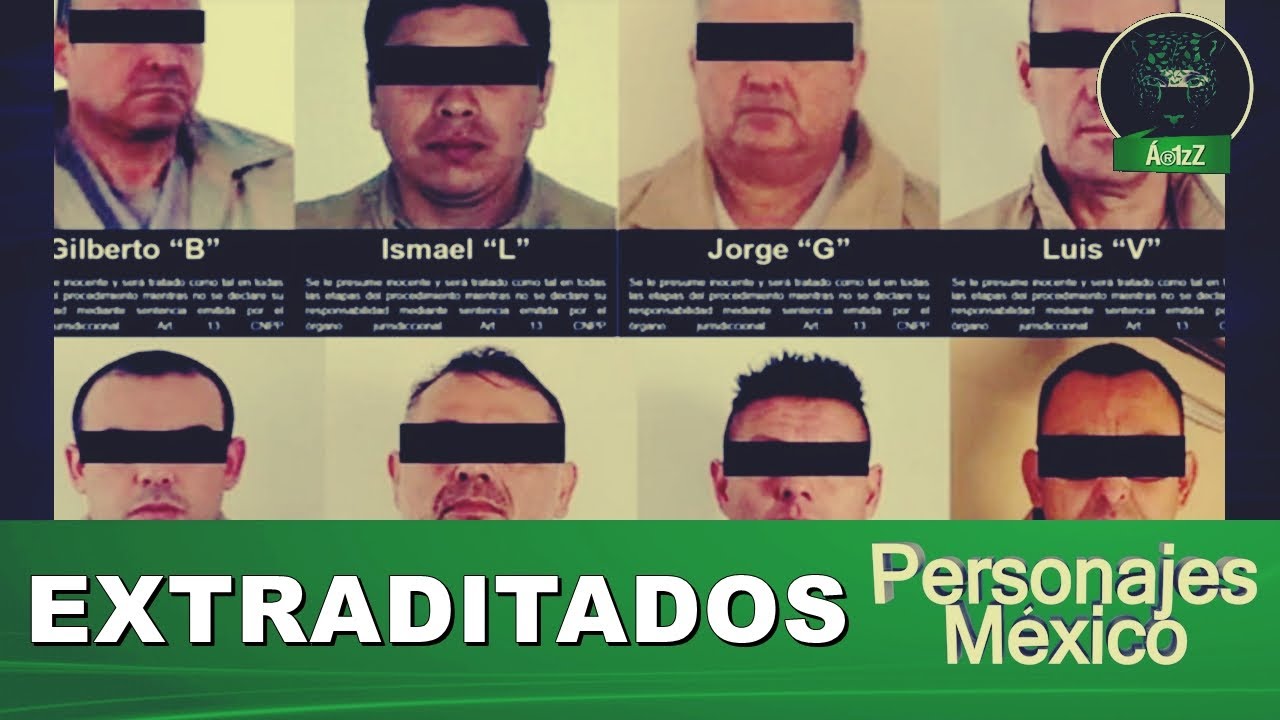 México entrega a ocho más en extradición a Estados Unidos - YouTube