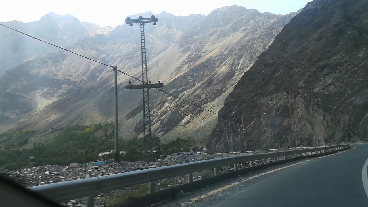 Entering Sust border. Near Hunza - YouTube