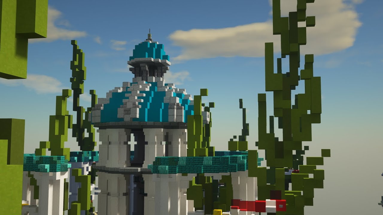 Under The Sea Bedwars Map Timelapse | BSL shaders - YouTube