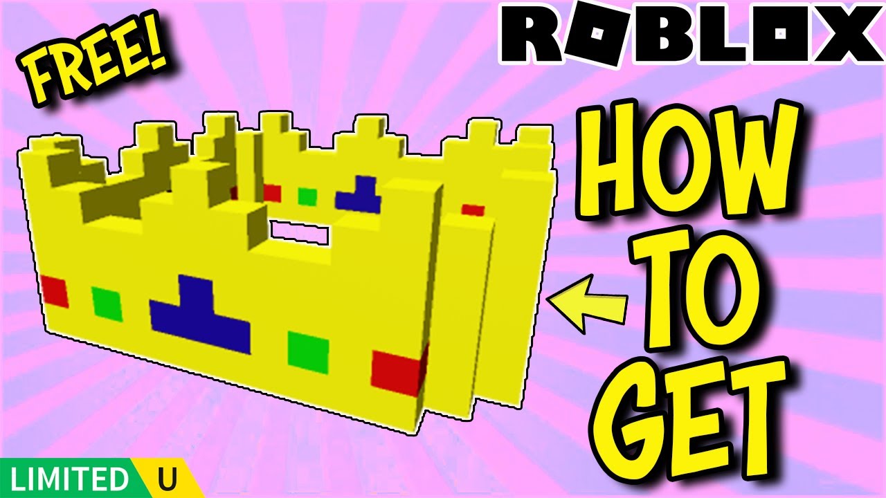[LIMITED STOCK] *FREE ITEM* How To Get 8BIT CROWN on Roblox - 1% FINISH ...