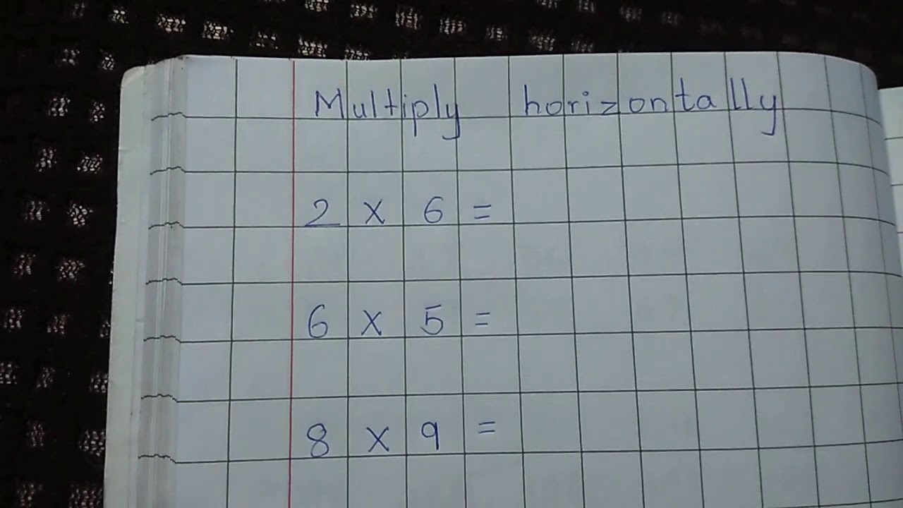 Multiply Horizontally YouTube Multiply Horizontally YouTube