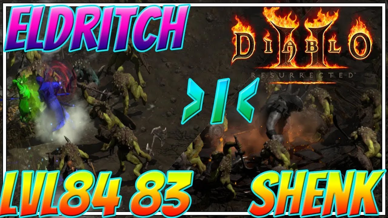 Diablo 2 Resurrected Eldritch Sprawca I Shenk Nadzorca Tabela Lootu LVL ...