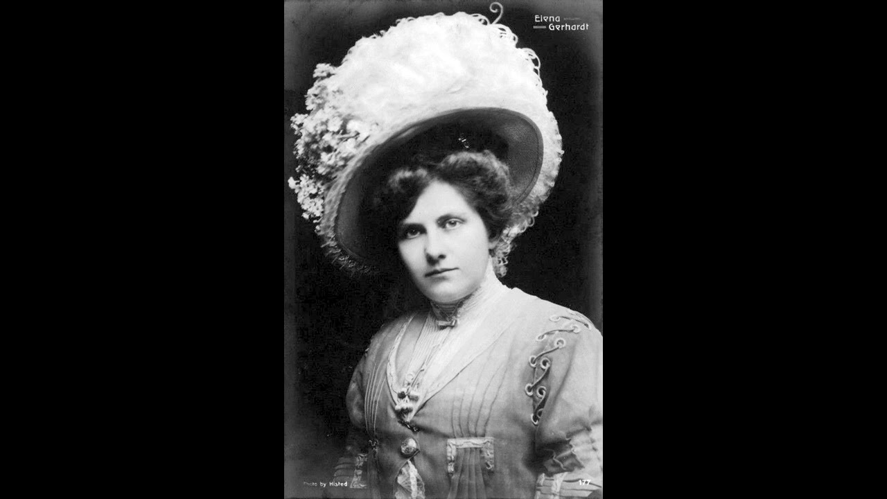Elena Gerhardt (mezzo-soprano) - An die Musik (Schubert) (1924) - YouTube