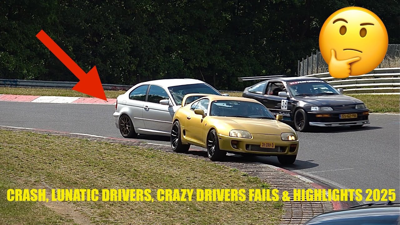 NÜRBURGRING CRASH, LUNATIC DRIVERS, CRAZY DRIVERS FAILS NORDSCHLEIFE ...