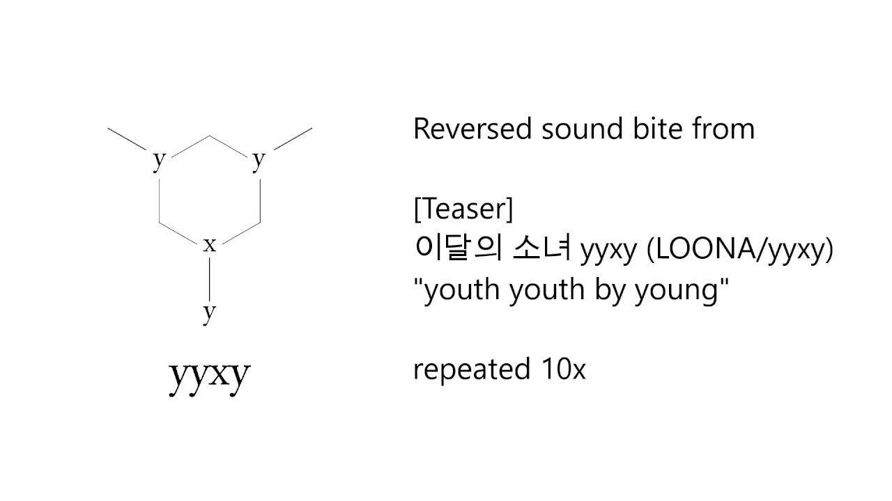 Reversed sound bite from LOONA/yyxy teaser - YouTube