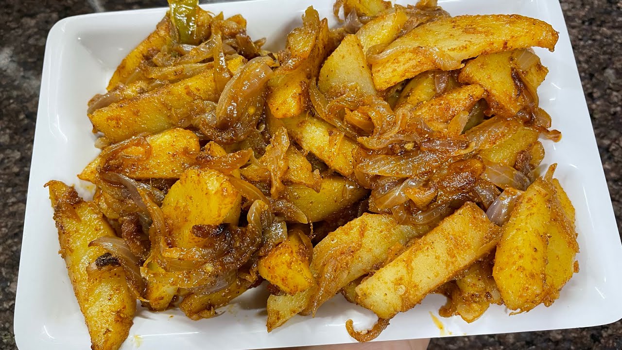 Aloo Payaj Ki sukhi sabji-How to make potato onion dry sabji-आलू प्याज़ ...