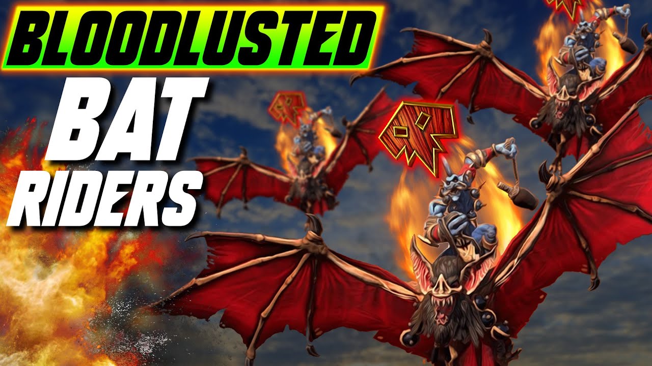BLOODLUSTED BAT RIDERS - WC3 - Grubby - YouTube