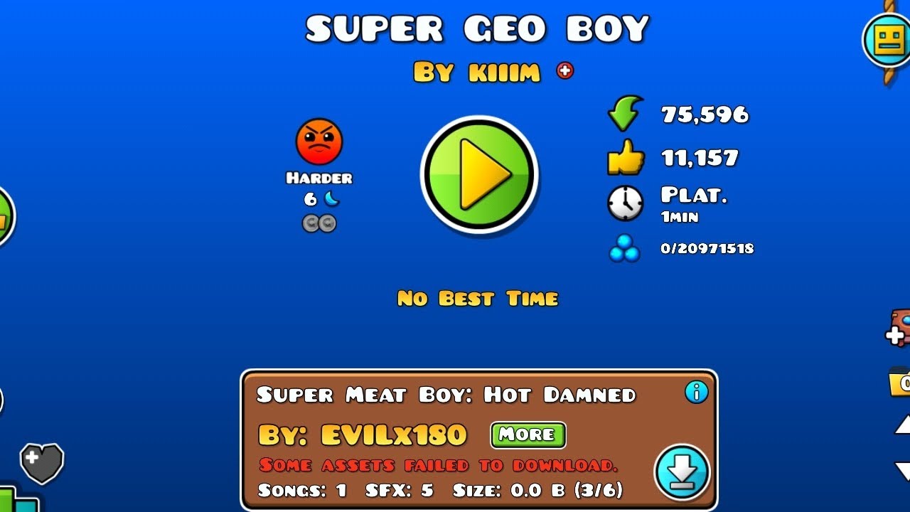 SUPER GEO BOY by kiiim (harder) Geometry dash 2.2 - YouTube