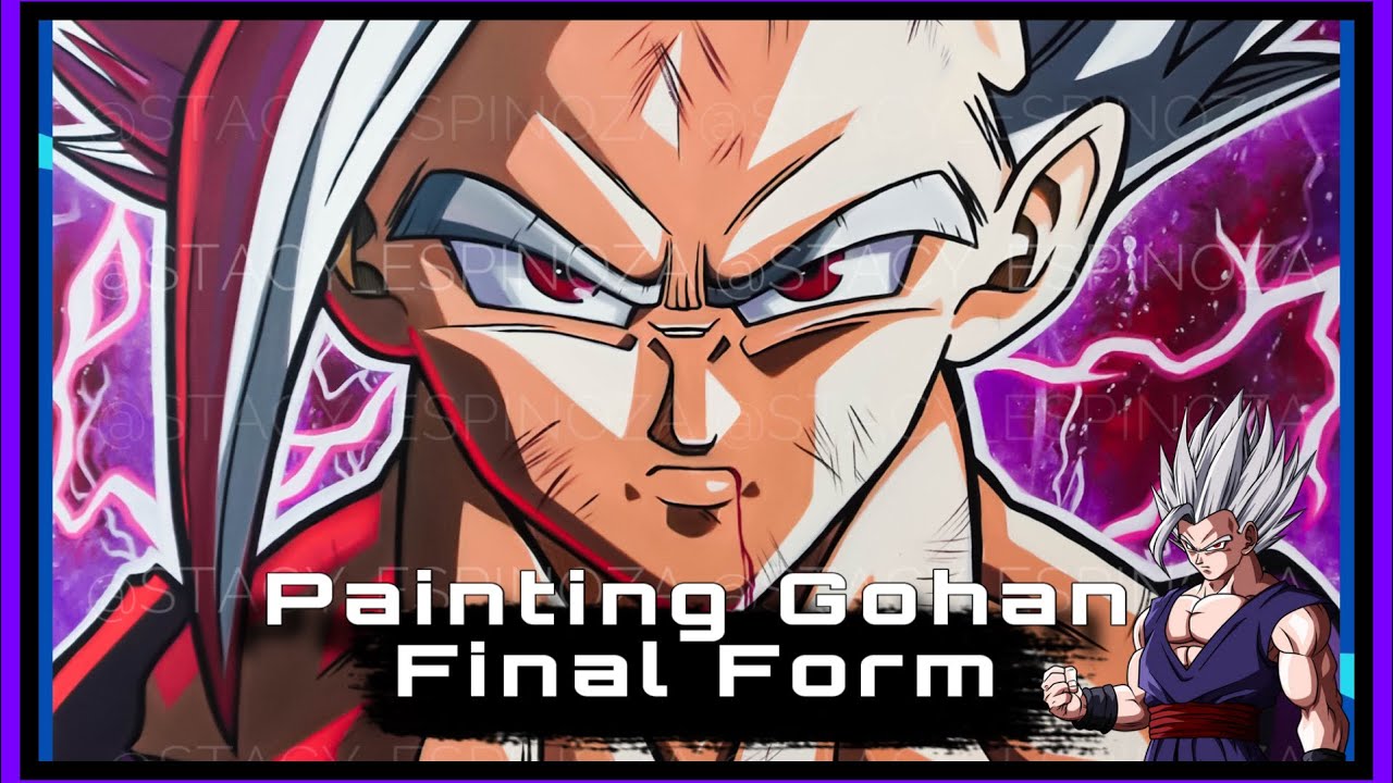 Painting Gohan Final Form - Dragon Ball Super: Super Hero - YouTube