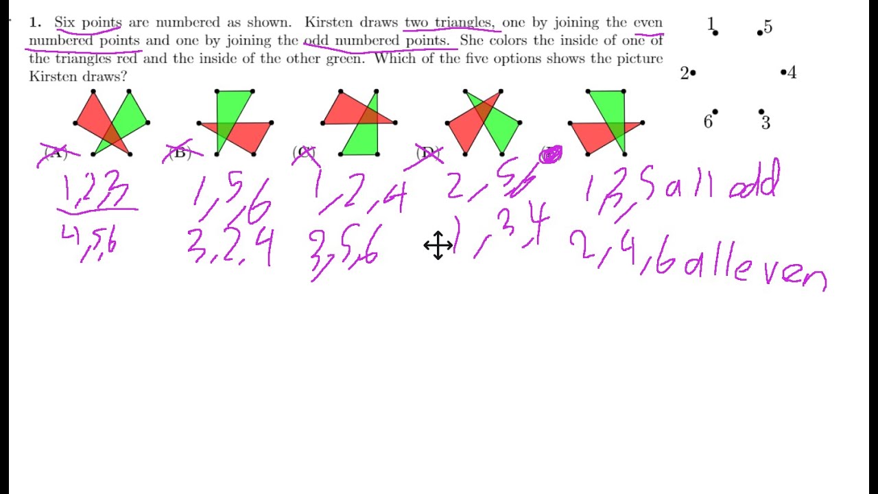 Math Kangaroo 2022, Grade 5-6, Problem 1 - YouTube