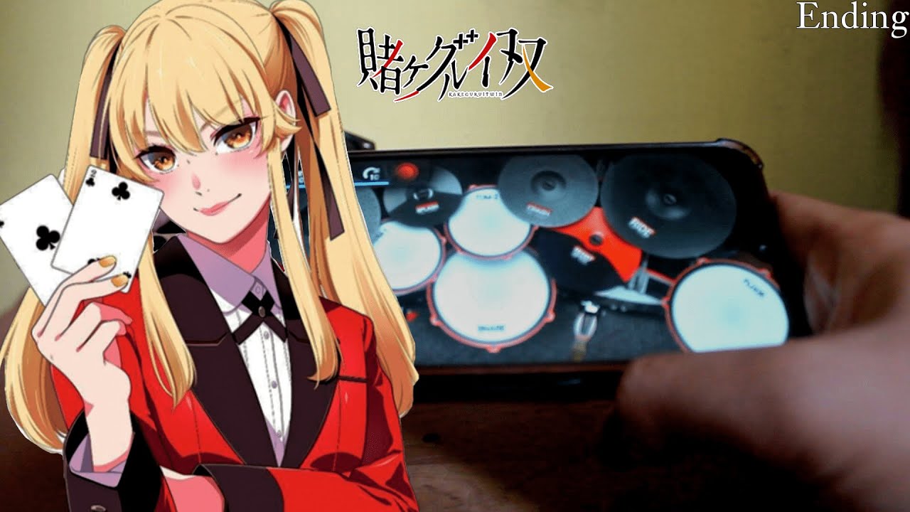 ED Kakegurui Twin -【Queens Bluff】 by i☆Ris | Real Drum Cover - YouTube