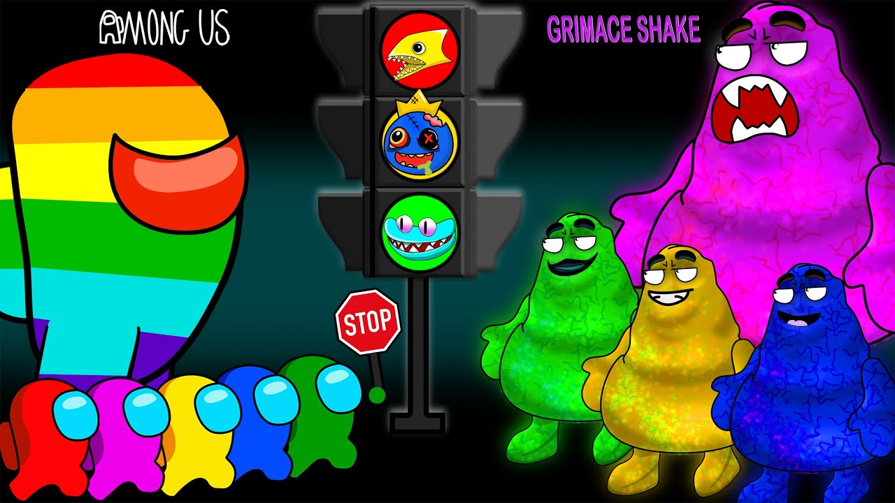 어몽어스 VS vs Grimace Shake 2 | FUNNY AMONG US ANIMATION - YouTube