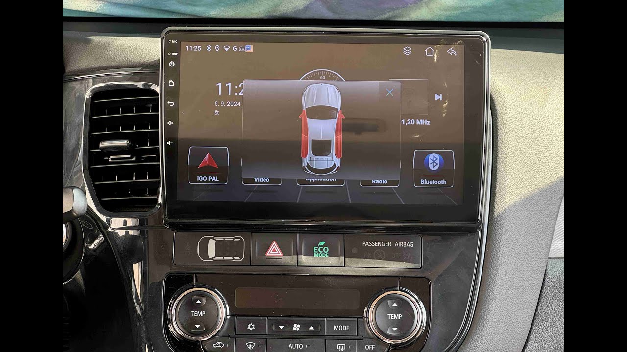 Mitsubishi Outlander PHEV CarPlay android car 2012- 2018 - YouTube