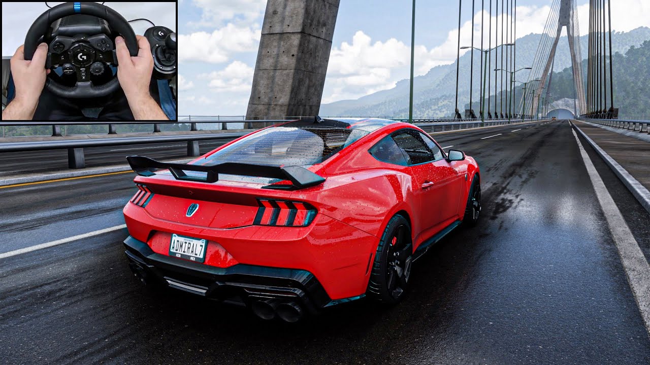 Ford Mustang Dark Horse 2024 - Forza Horizon 5 | Logitech G923 Steering ...