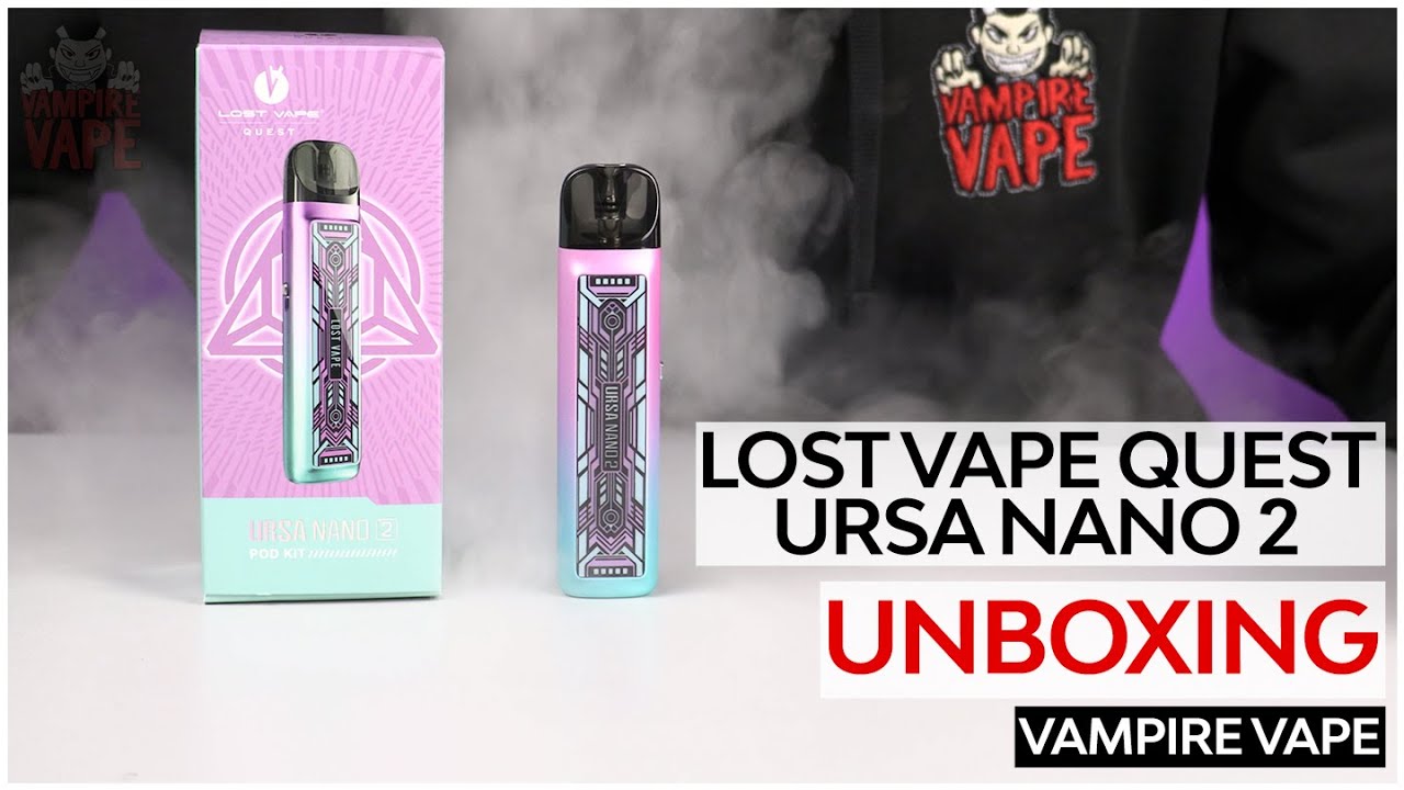Unboxing Lost Vape Quest Ursa Nano 2 Pod Kit - YouTube
