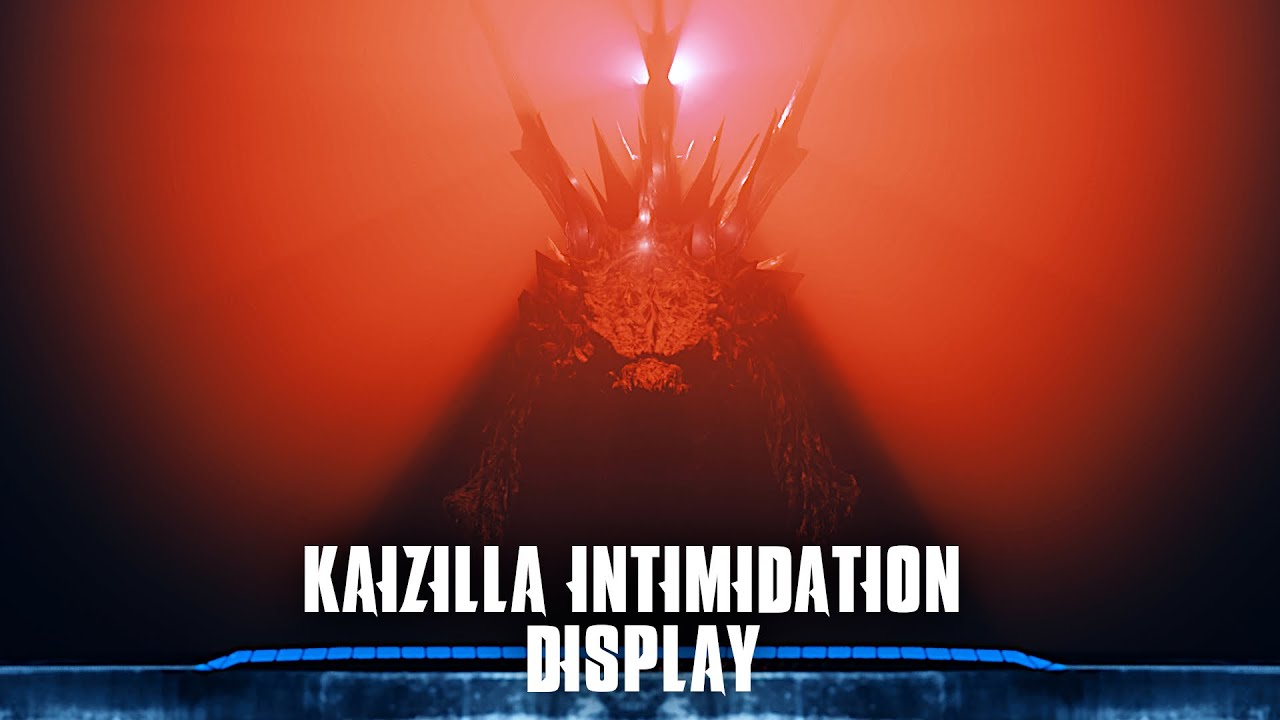 Kaizilla Intimidation Display ! Godzilla Intimidation Display ...