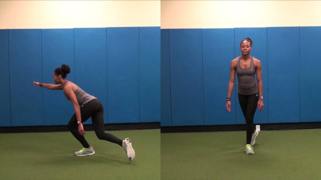 Drop Step Lunge - YouTube