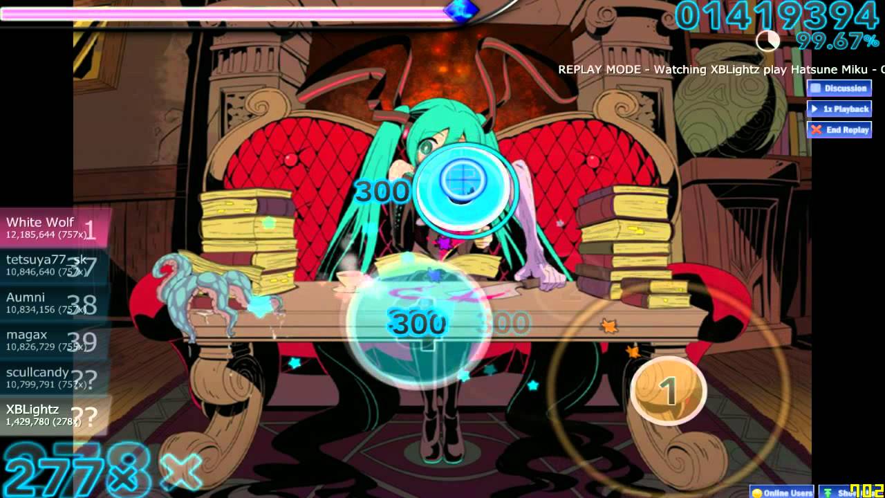 Osu! Hatsune Miku - Game of Life [Hard] S - YouTube