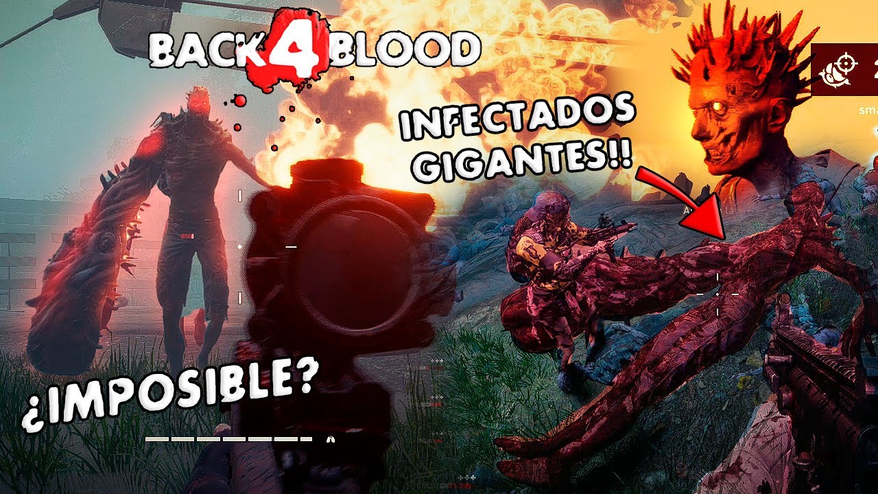 La Dificultad Mas HARDCORE Y Sus Infectados Enormes Back 4 Blood ...