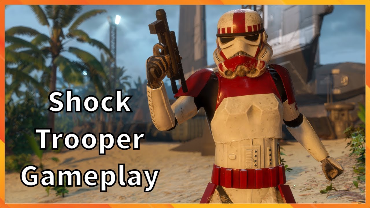 Shock Trooper Gameplay Star Wars Battlefront 2 - YouTube