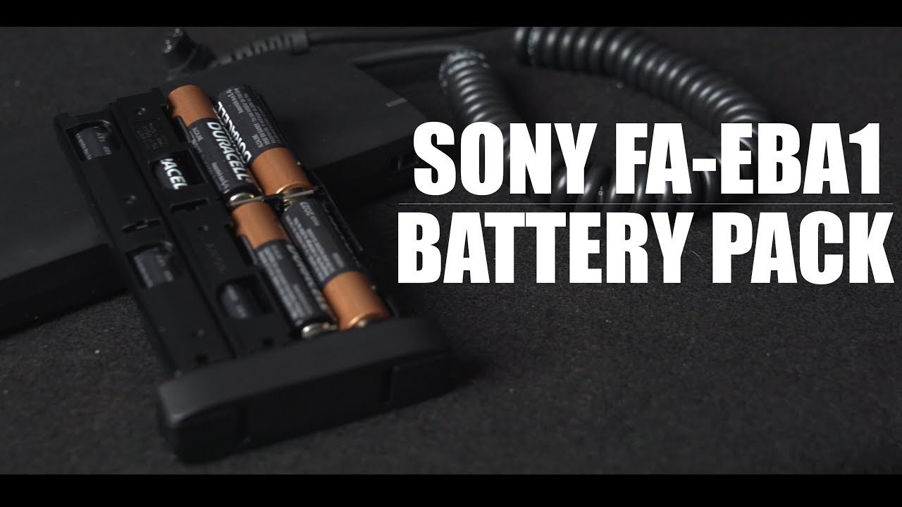 Introducing The FA-EBA1 Sony External Battery Pack for the HVL-F60RM ...