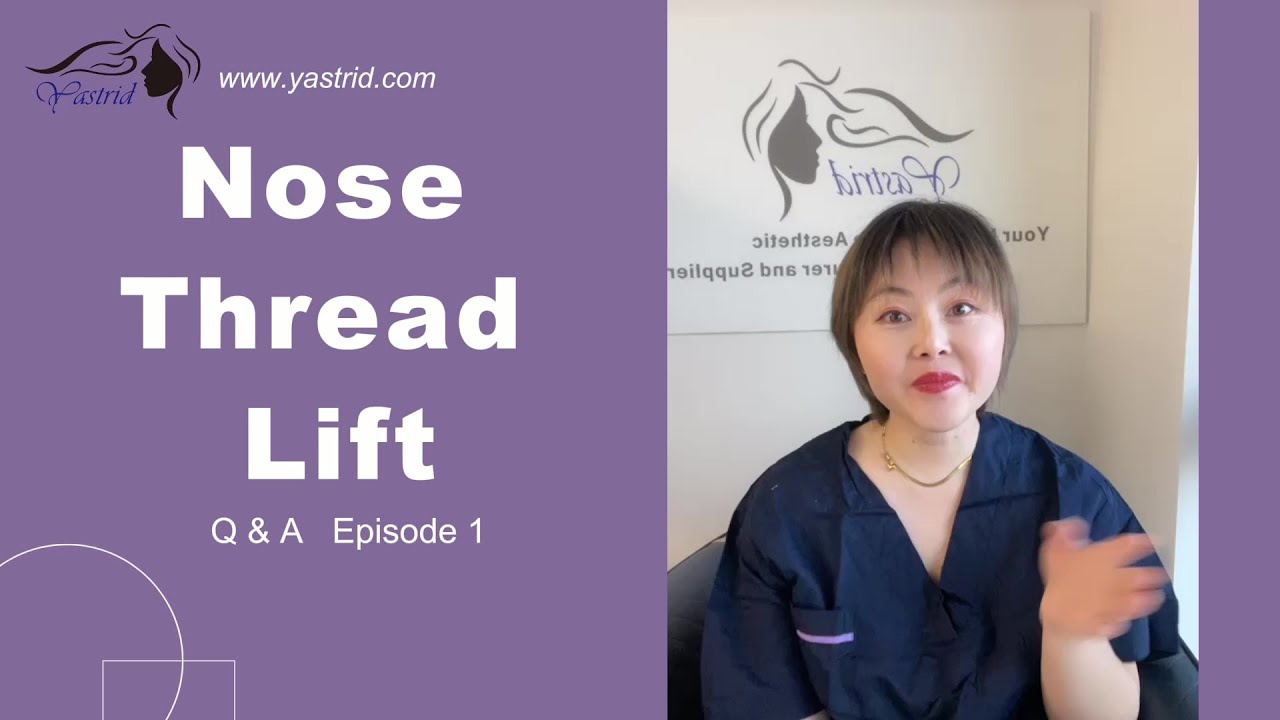 How to do nose thread lift with nose thread VS Rhinoplasty - YouTube