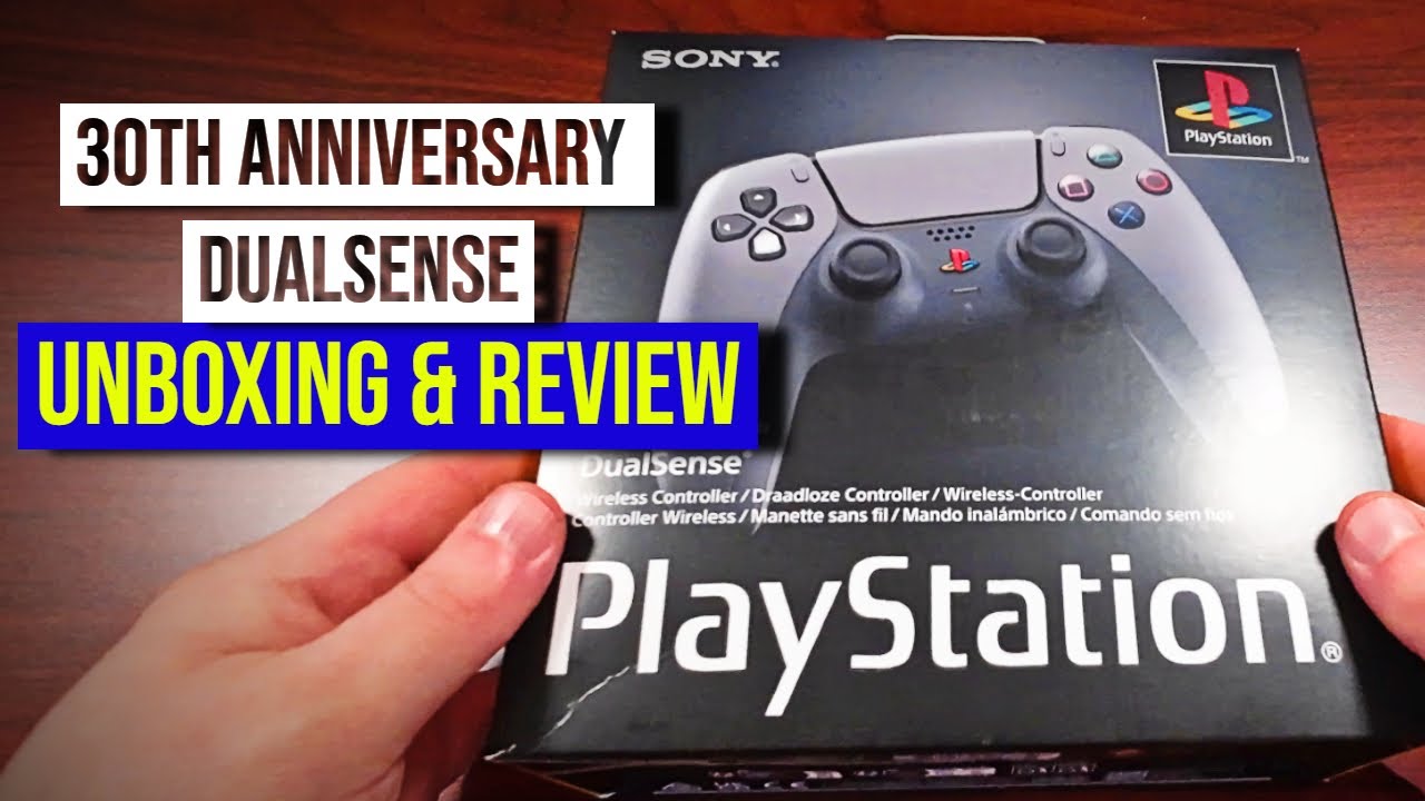 PS5 30th Anniversary Limited Edition DualSense Unboxing & Review - YouTube