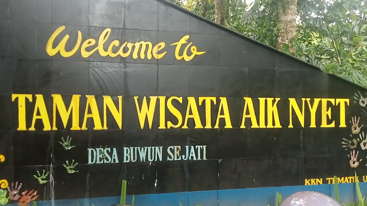 Libur lebaran//Taman wisata aik nyet//air dingin desa sesaot lombok ...