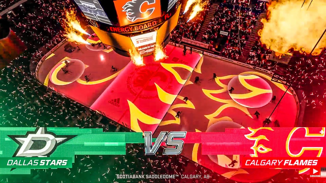 Dallas Stars vs Calgary Flames 3/18/2023 NHL 23 Gameplay - YouTube