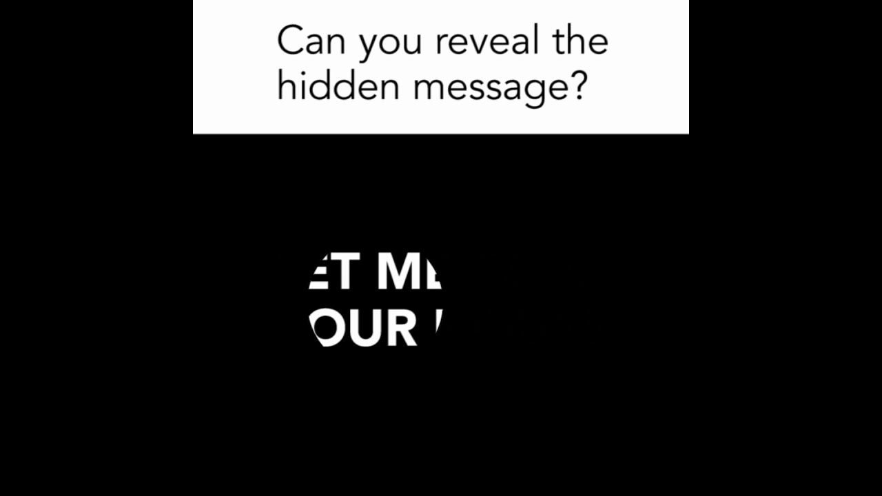 Hidden Message YouTube hidden-message-youtube