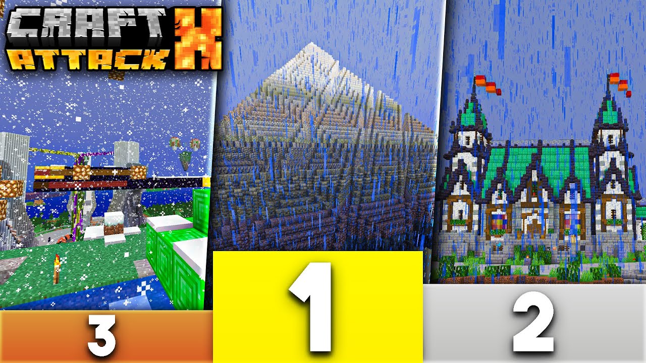 DIESE HÄUSER sind DIE BESTEN aus CRAFT ATTACK 10! 🏆 - KOMPLETTE ...