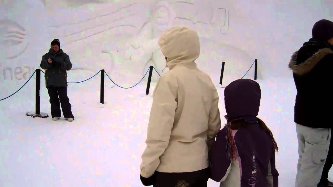 Snow Scupture @JC park 2 13 11 - YouTube