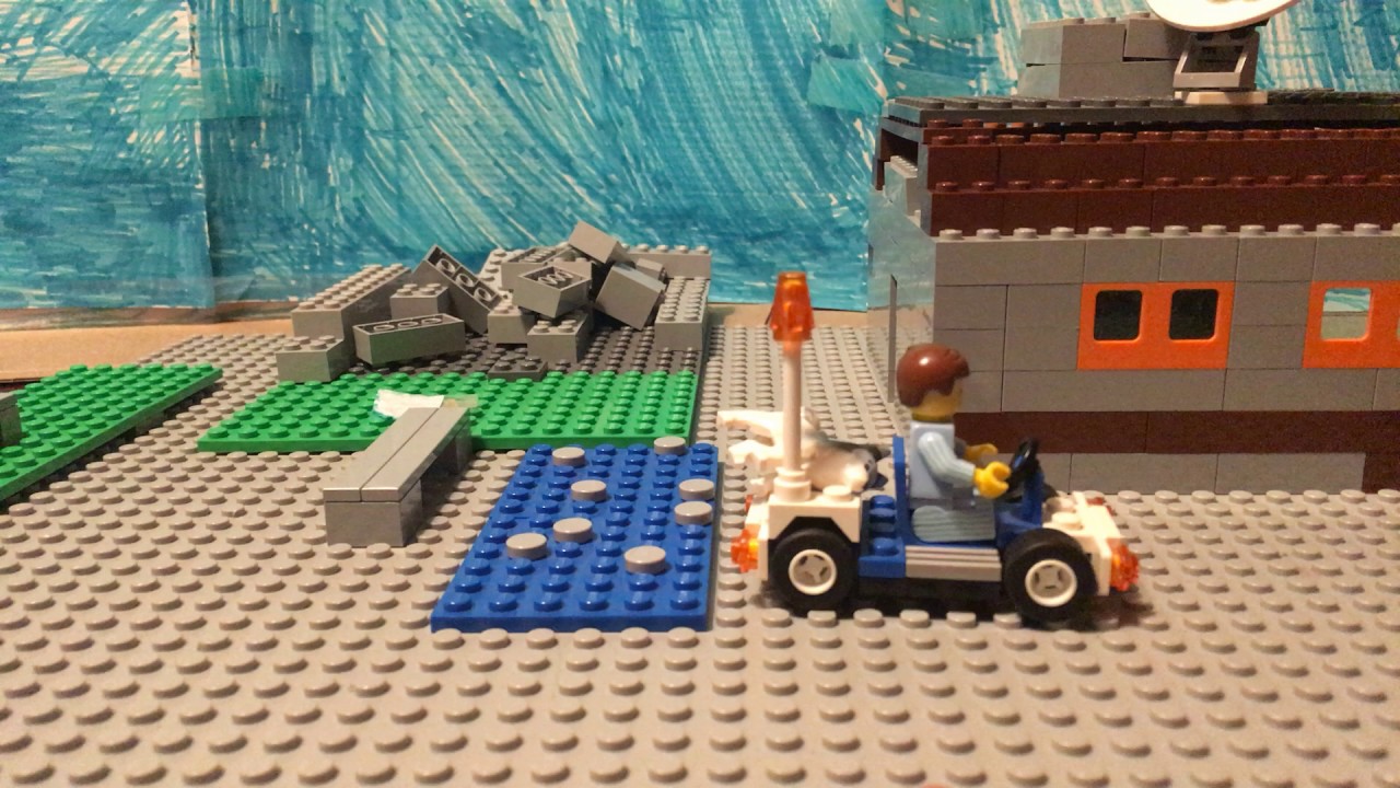 The adventure of one lego man and a lego dog - YouTube