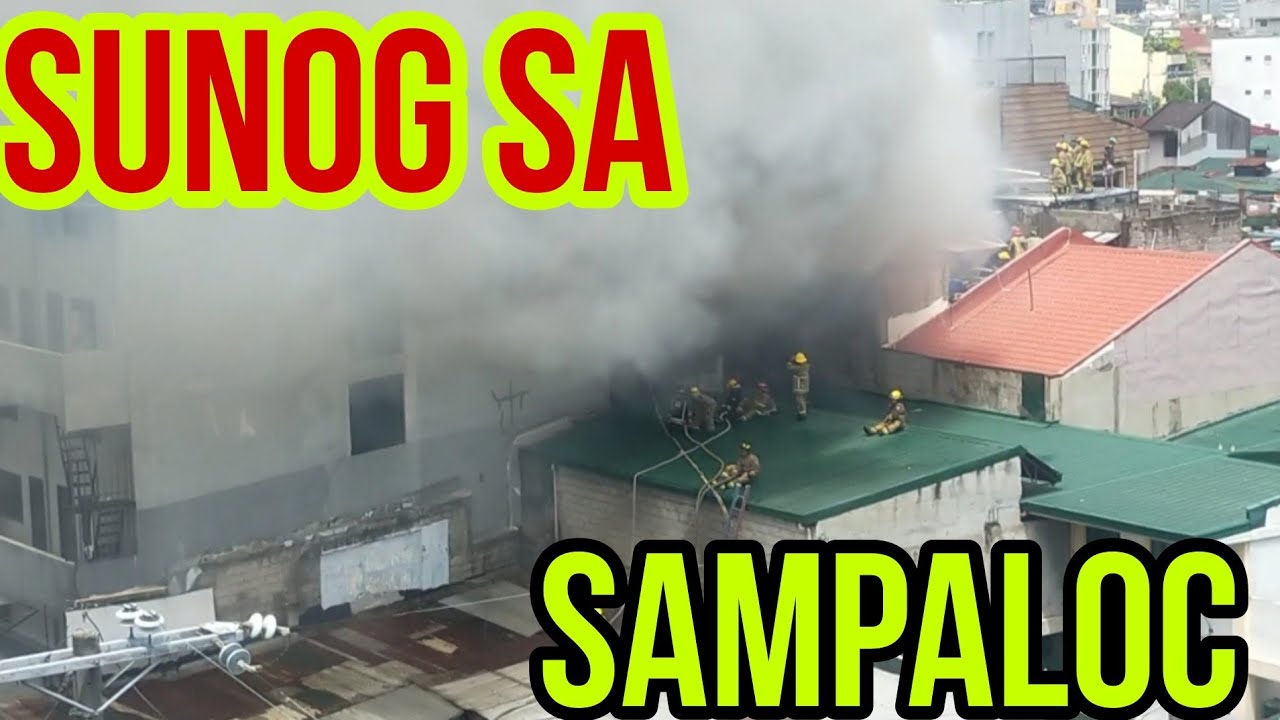 SUNOG SA SAMPALOC NAGDULOT NG PERWESYO SA PABRIKA #sunog #sampaloc ...