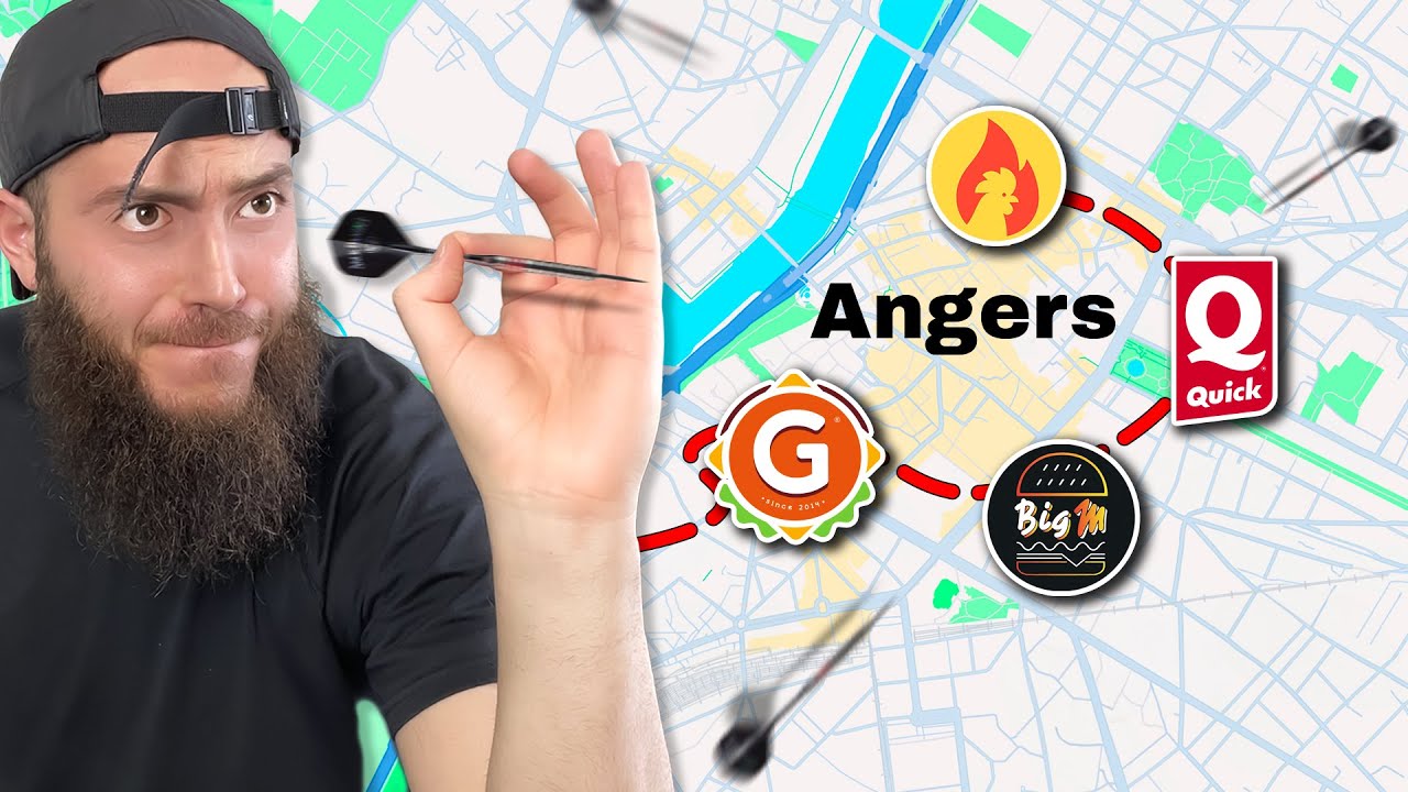 Google Maps DÉCIDE De Ce Que Je MANGE Pendant 24 Heures !!! - YouTube