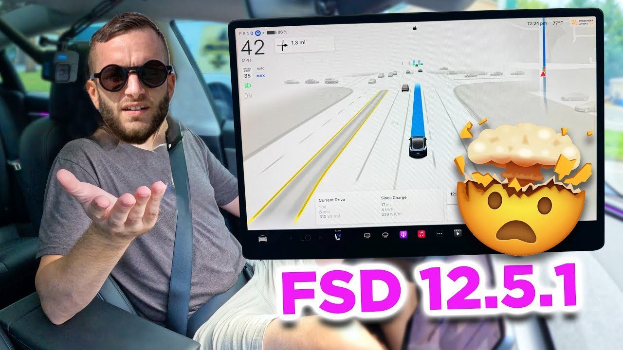 Tesla FSD in Model 3 Performance a LOS ANGELES - YouTube