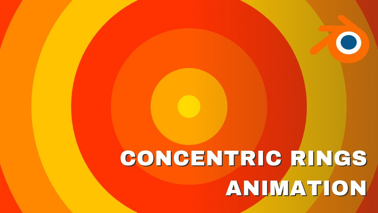 Blender Concentric Circle Animation | Blender 3.5 - YouTube