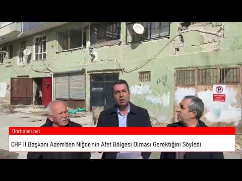 Niğde'de Hasarlı Binalar var Vatandaşlar Tedirgin