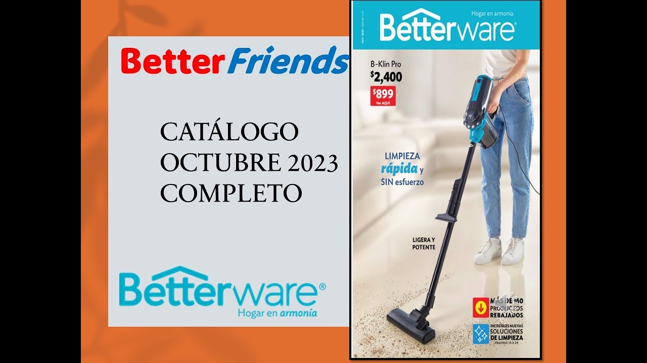CATÁLOGO OCTUBRE 2023 COMPLETO DE BETTERWARE - YouTube