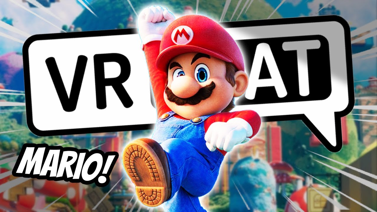 MARIO JUMPS INTO VRCHAT! - Funny VR Moments (ft. Sethimus) - YouTube