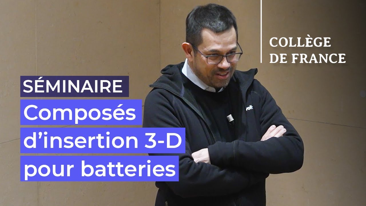 Composés d’insertion 3-D pour batteries... (7) - Jean-Marie Tarascon ...