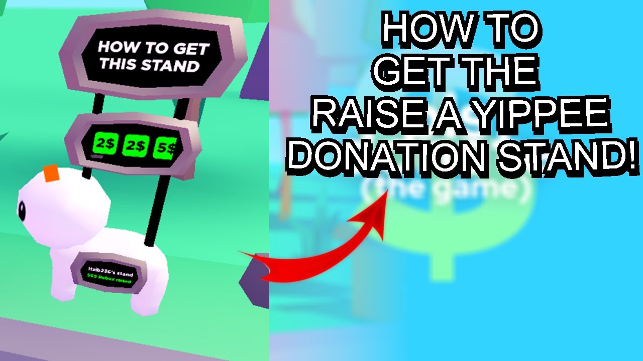 How To Get The Raise A Yippee Booth In Roblox Pls Donate (ROBLOX) - YouTube