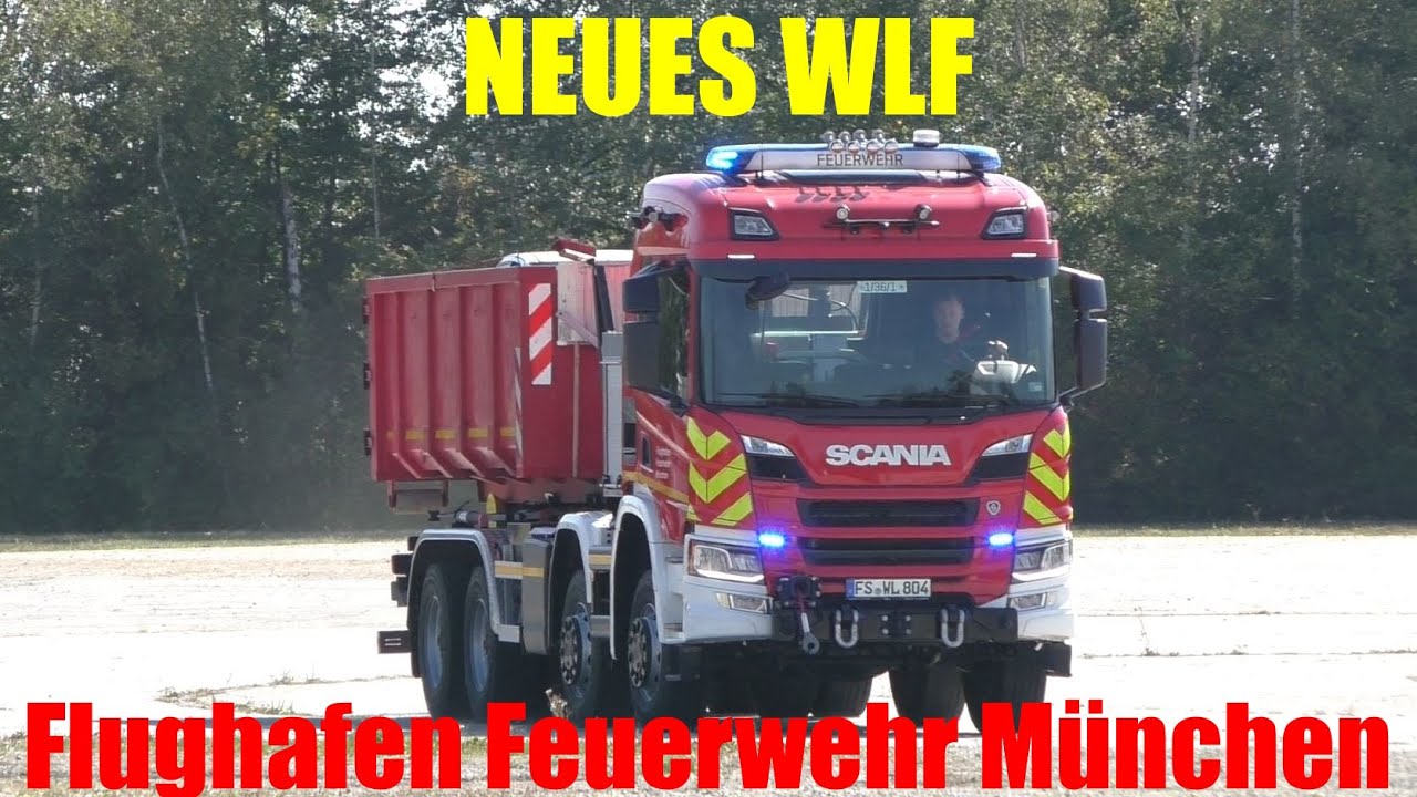 [Neues 8x8 WLF] Neues Wechselladerfahrzeug der Flughafen Feuerwehr ...