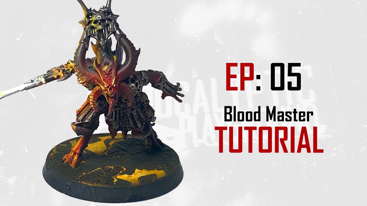 SpeedPainting Warhammer 40K: EP 5 Blood Master TUTORIAL - YouTube