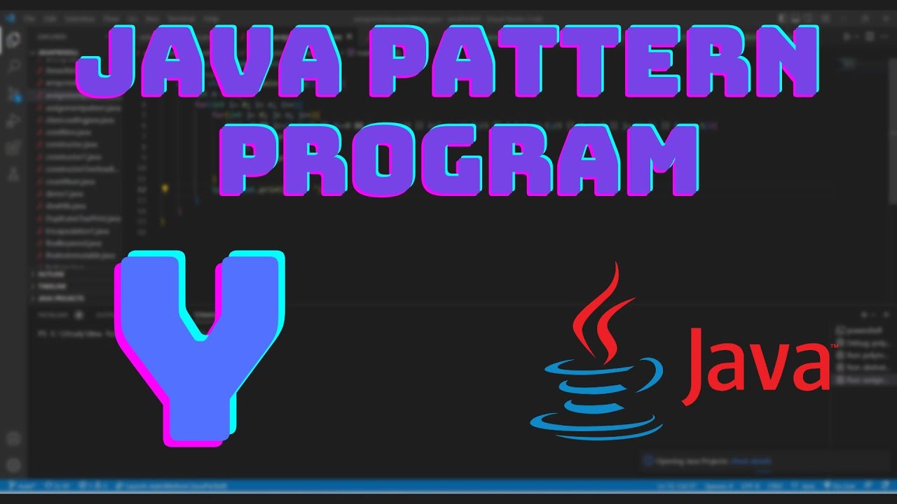 Y print in star pattern | A TO Z Print in pattern | Alphabet Print Y in ...